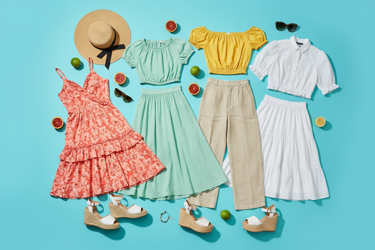 Hot Weather Outfits for Women (10 Stylish Summer Looks 2026) – The Femoria